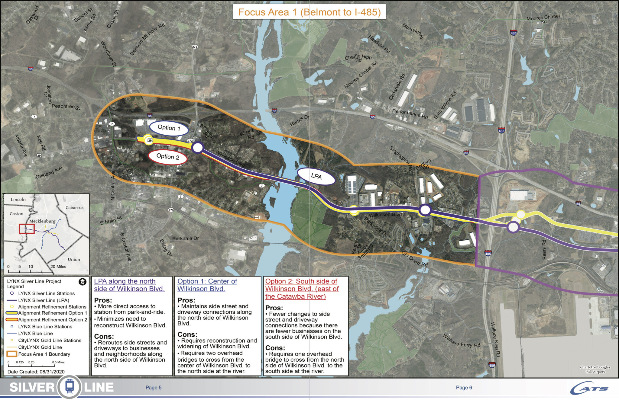 Silver Line corridor maps