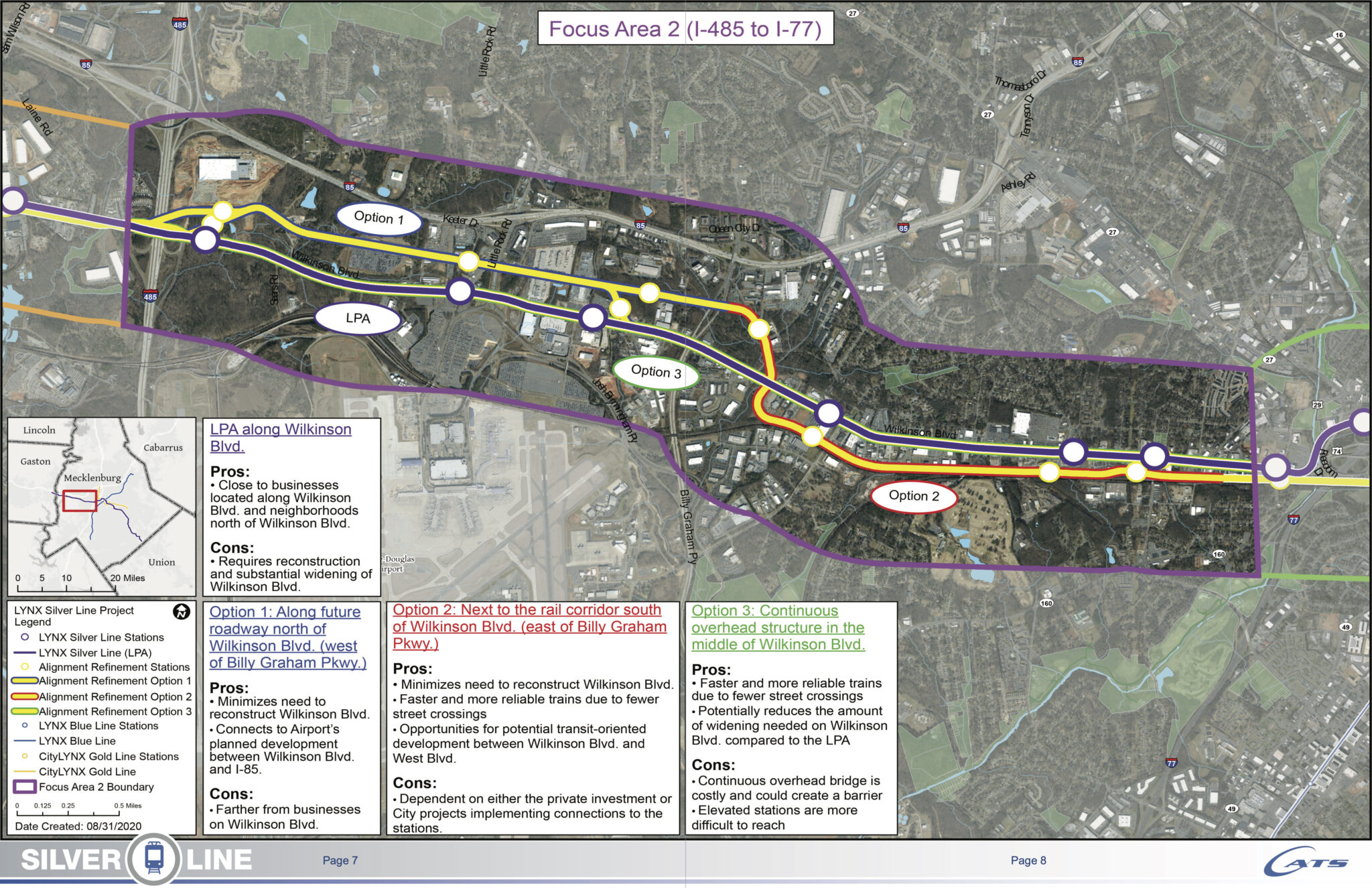 Silver Line corridor maps