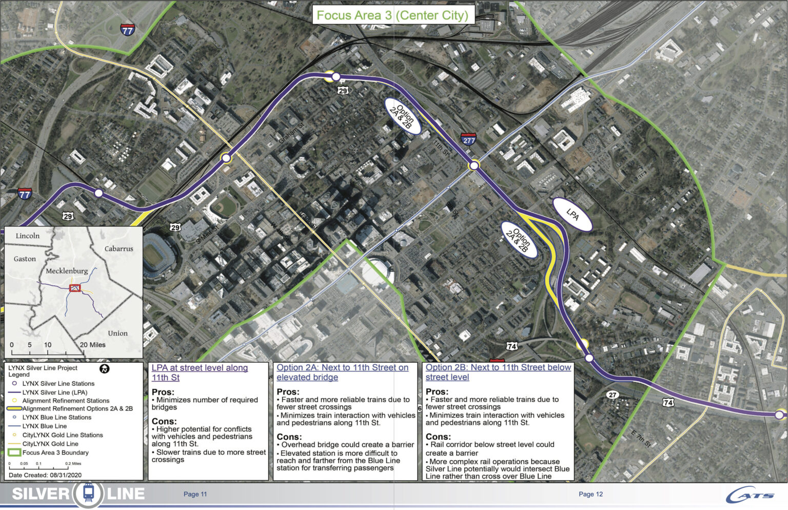 Silver Line corridor maps