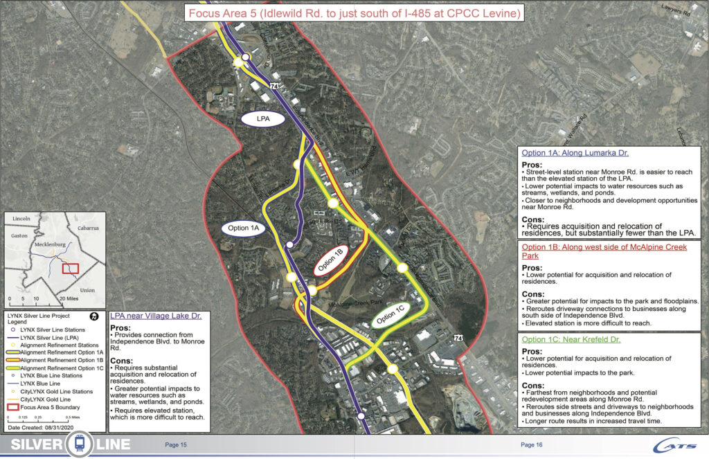 Silver Line corridor maps